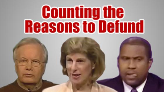 Counting the Reasons to Defund | Media Research Center