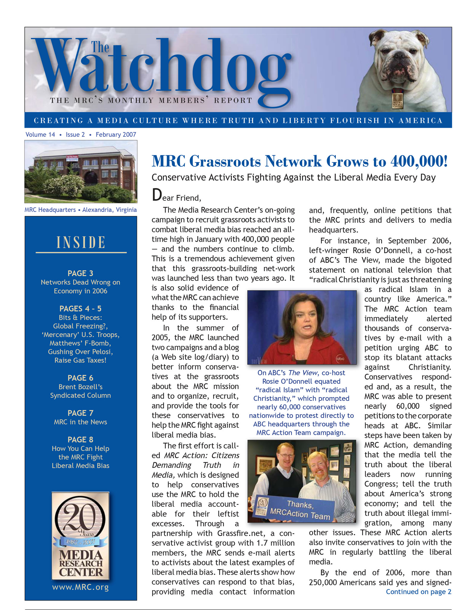 Issue 2 - 2007 | Media Research Center